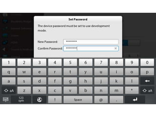 BlackBerry Empire DDPB Sideload Walkthrough - PlayBook | PPT