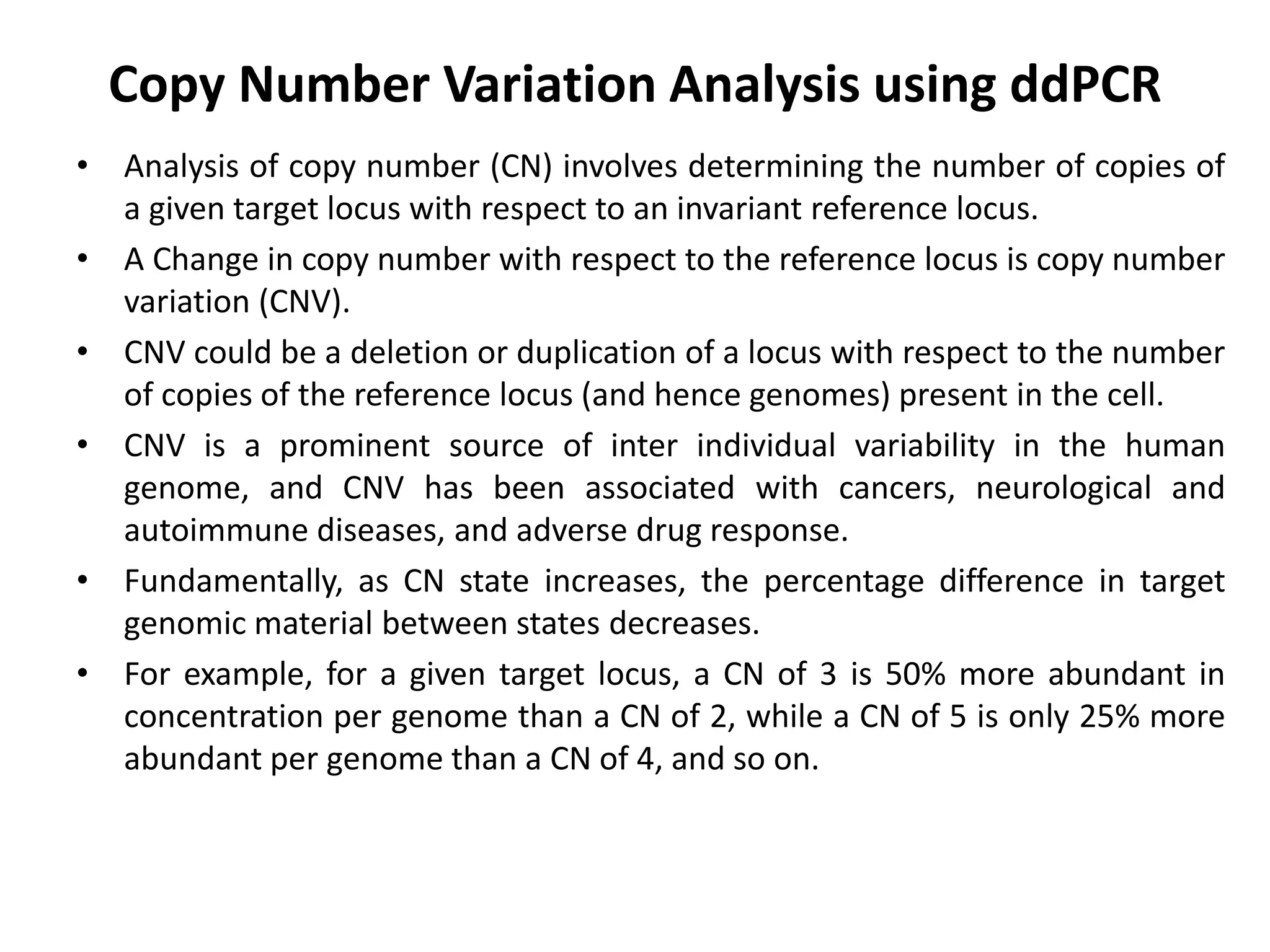 Digital Droplet PCR | PPTX