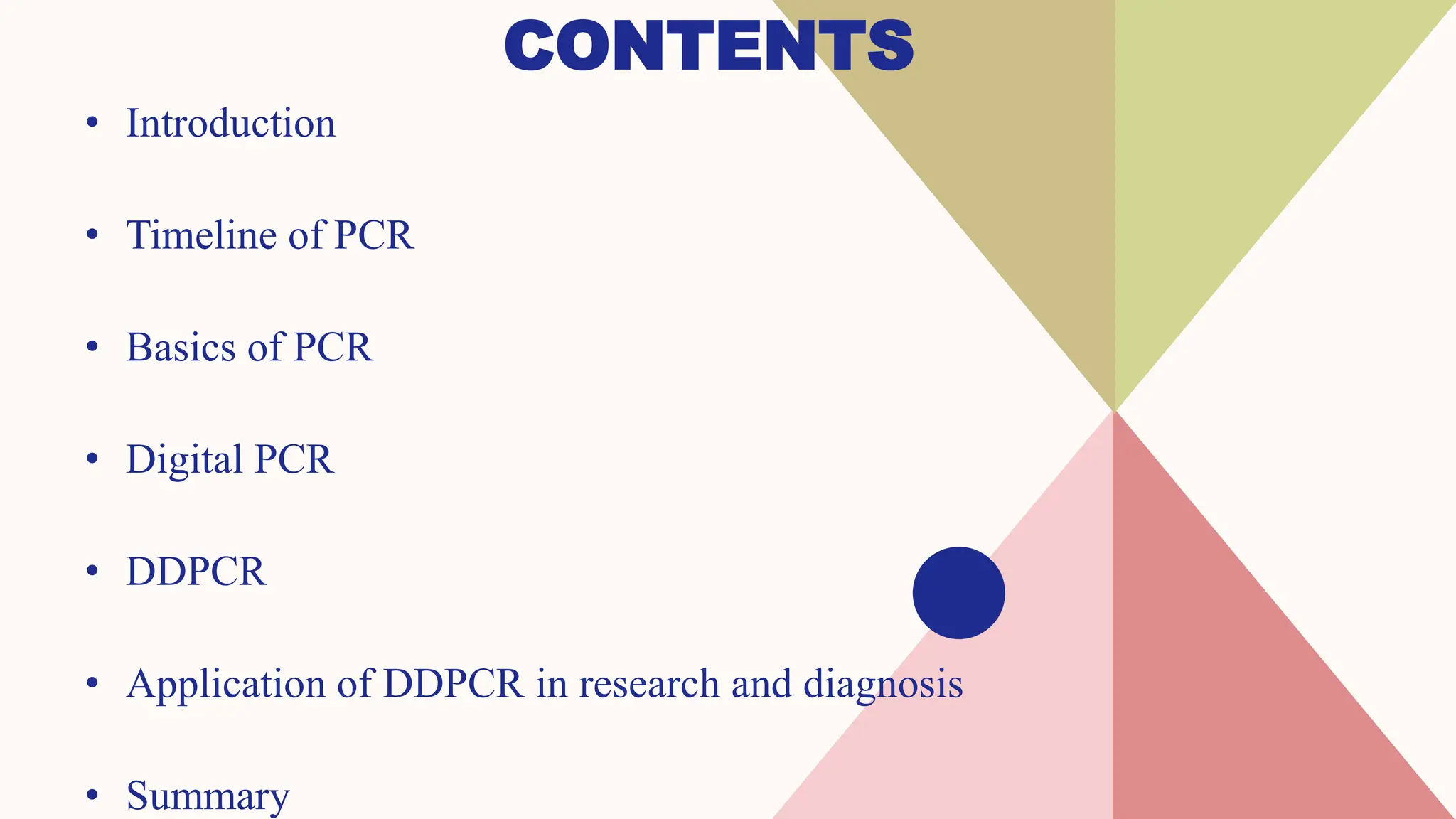 Droplet digital PCR and its applications | PPTX