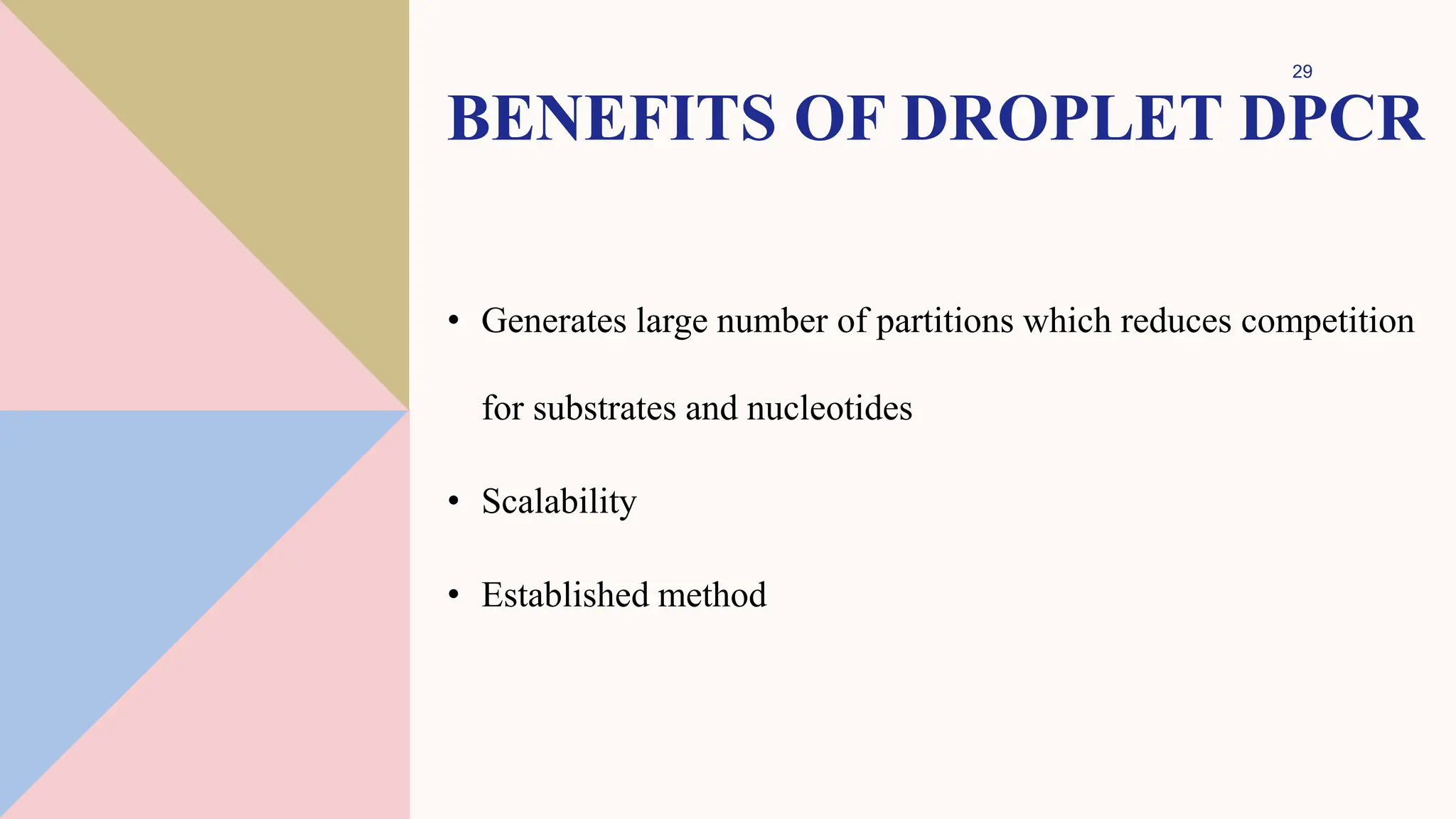 Droplet digital PCR and its applications | PPTX