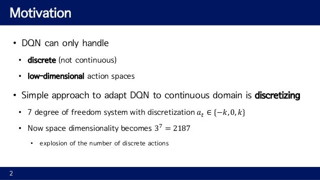 Continuous Control With Deep Reinforcement Learning Ddpg