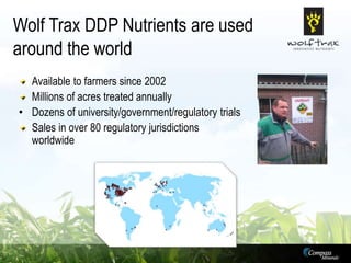 Intro to DDP for Large Acreage Crops | PPTX | Agriculture | Industries