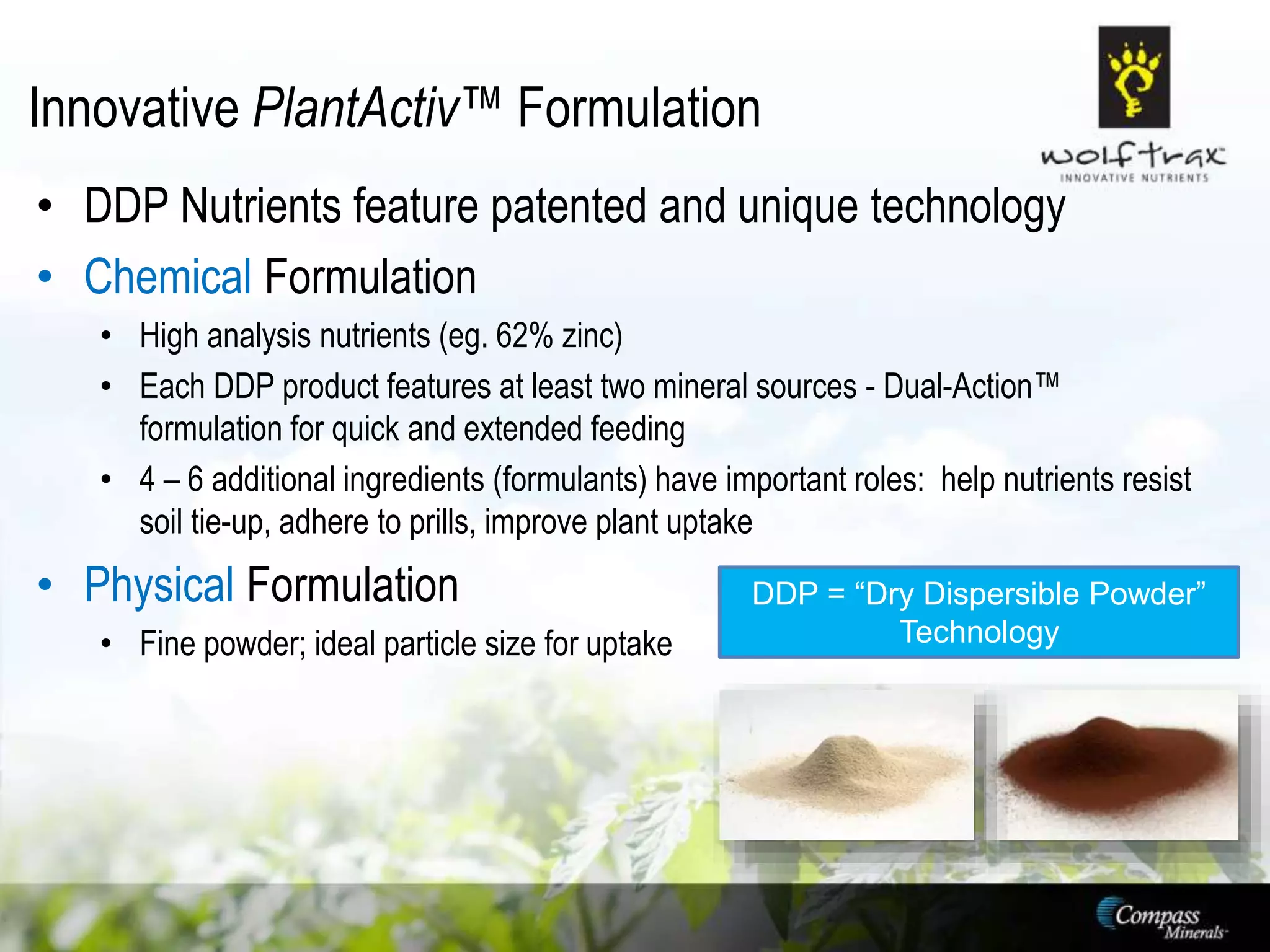 Intro to DDP & Specialty Crops | PPTX | Agriculture | Industries