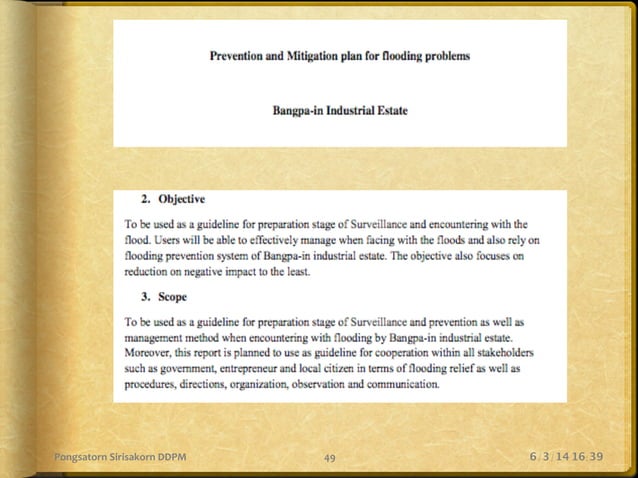 การจัดทำแผนเผชิญเหตุ Ddpm | PDF