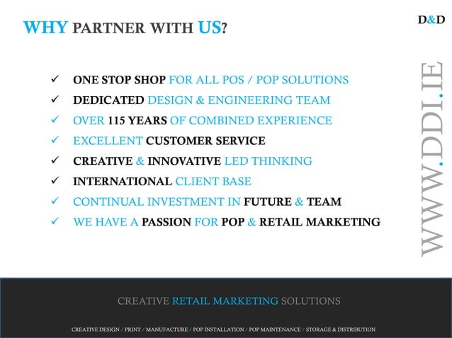 POP / POS Retail Display Solutions - Design & Display | PPT