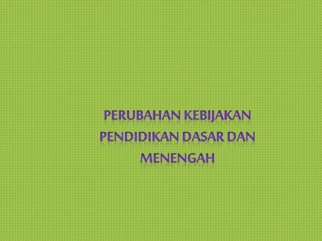 dasar-dasar pendidikan | PPT | Free Download