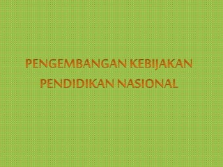 dasar-dasar pendidikan | PPTX