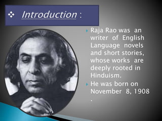 Role of Woman in Raja Rao Kanthapura | PPT