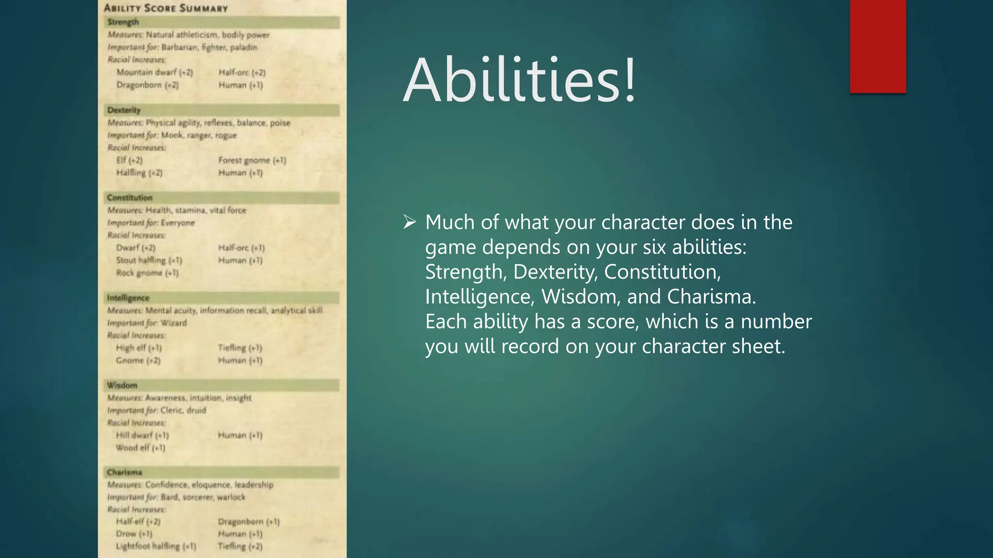 Dungeons and Dragons Presentation for New Players | PPTX