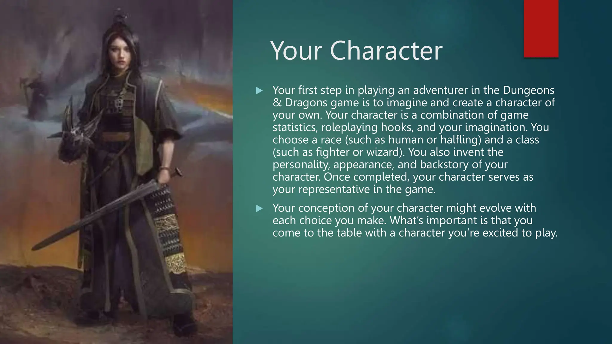 Dungeons and Dragons Presentation for New Players | PPTX