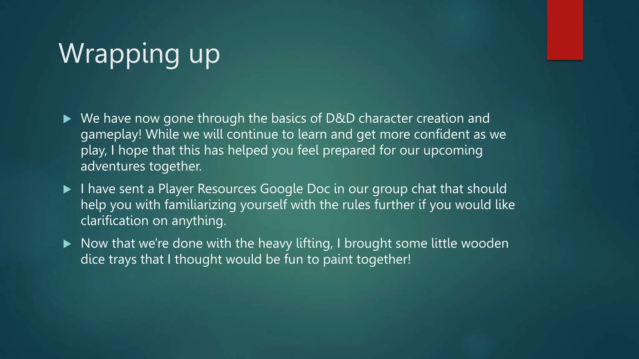 Dungeons and Dragons Presentation for New Players | PPTX