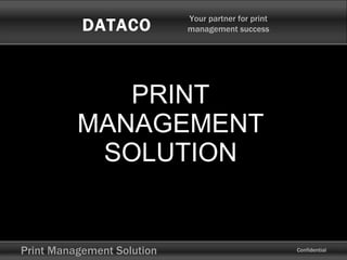 Print management | PPT
