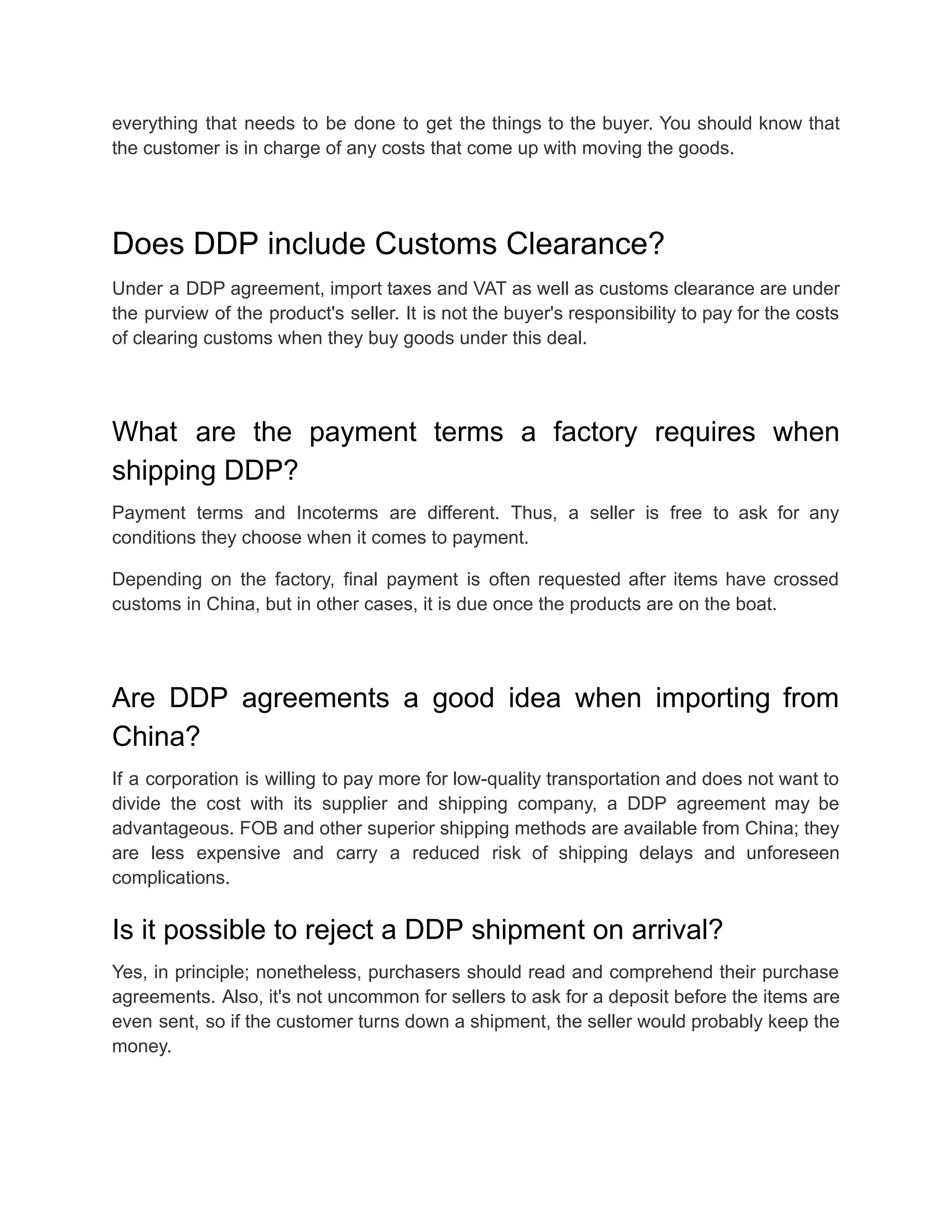 AV e-Duniya's Perspective on DDP shipping International Trade | PDF