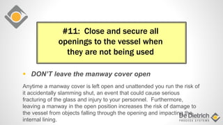 12 Critcal Do's and Don'ts of Glass-Lined Equipment | PPTX