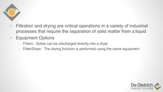 Understanding the Nutsche Filtration and Drying Process | PPTX