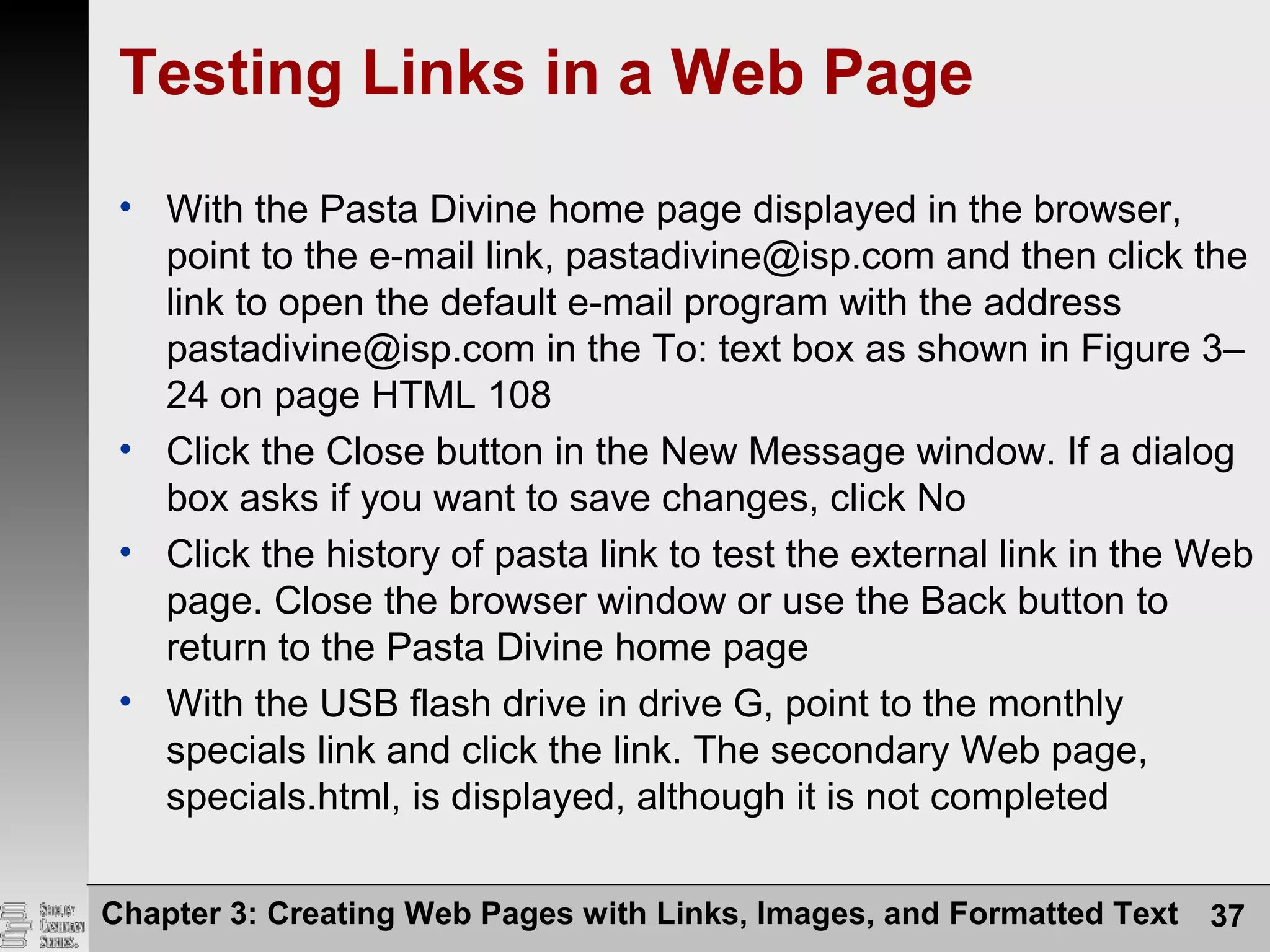 Ddpz2613 topic3 linking | PPT