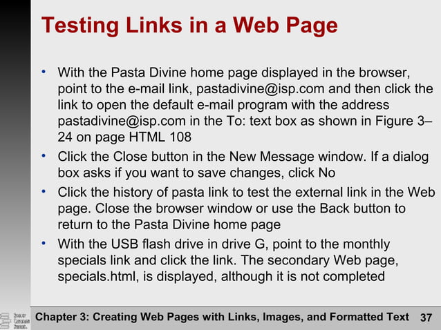 Ddpz2613 topic3 linking | PPT