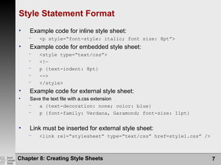 Ddpz2613 topic8 css | PPT