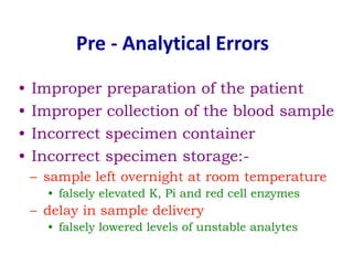 Quality Control in Clinical Chemistry | PPT