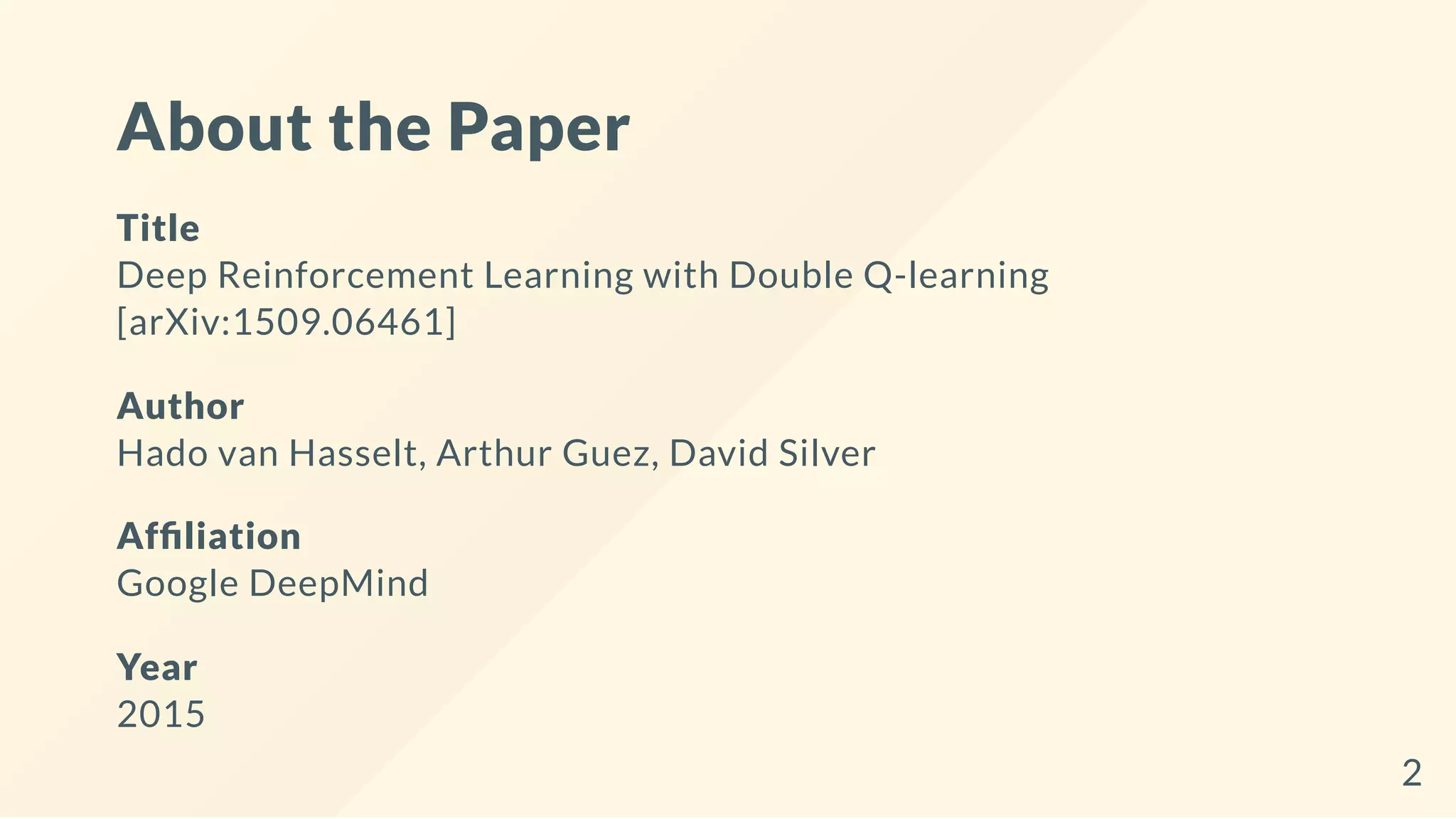 Double Q-learning Paper Reading | PDF
