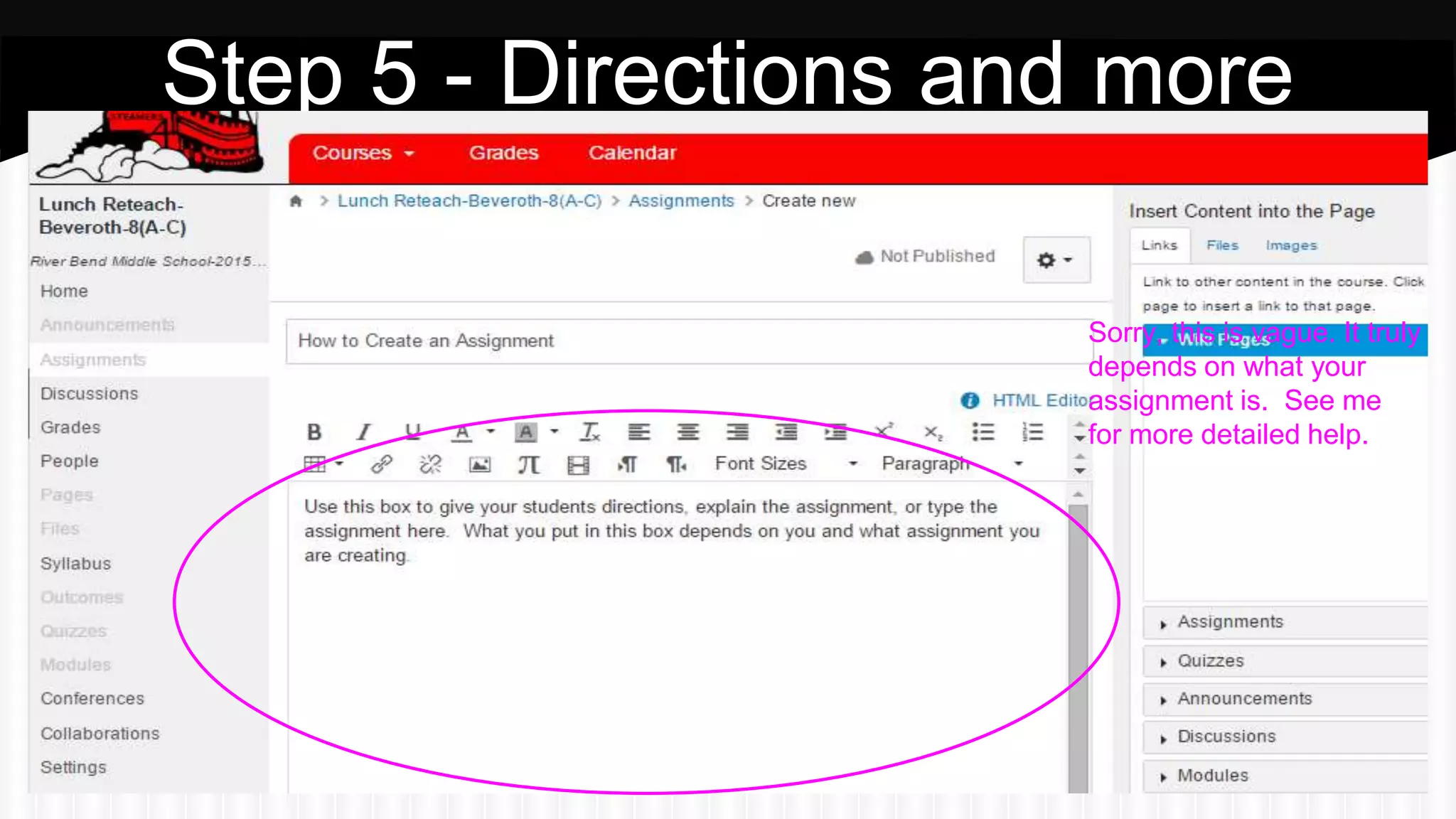 How to create an assignment | PPT