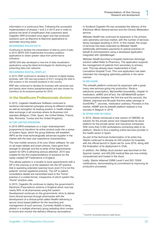 Cegedim 2015 Registration Document | PDF