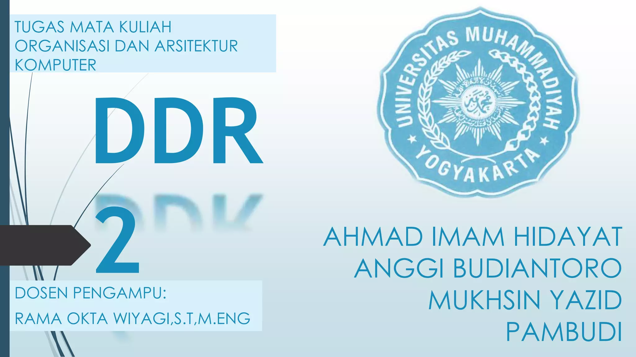 Ddr2/Double Data Rate 2 | PPT