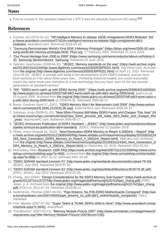 DDR3 SDRAM : Notes | PDF