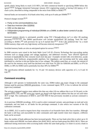 DDR4 SDRAM : Notes | PDF