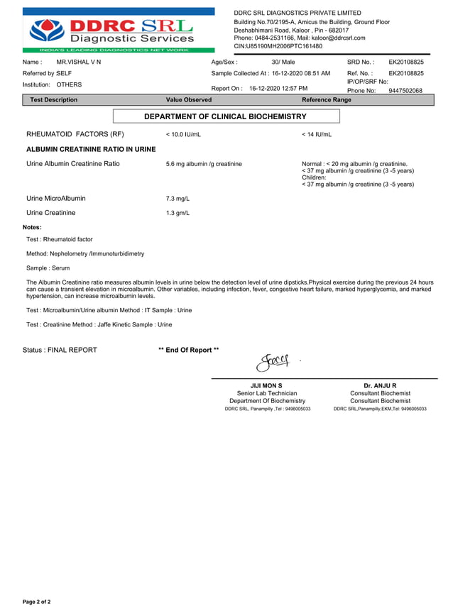 ddrc.pdf | Medical Tests | Medical Health