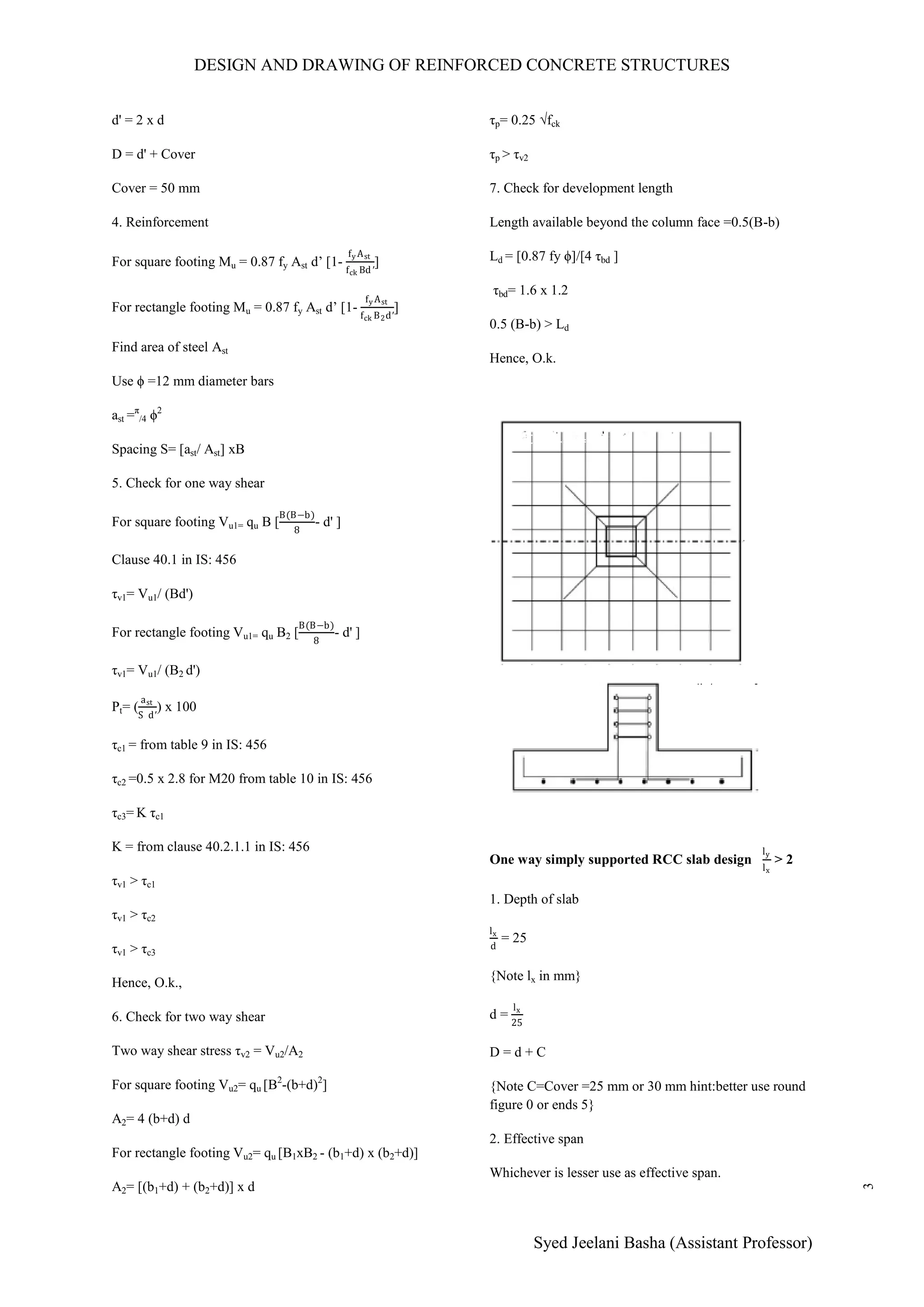 Design and Drawing of Reinforced concrete structures | PDF