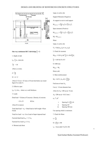 Design and Drawing of Reinforced concrete structures | PDF