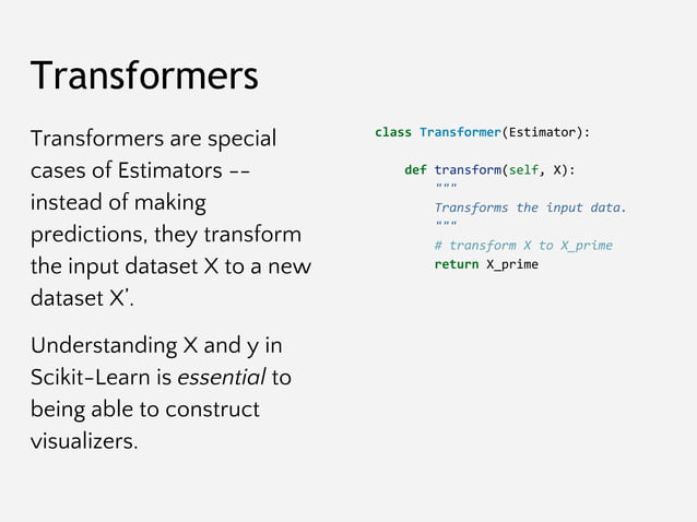 Visualizing Model Selection with Scikit-Yellowbrick: An Introduction to Developing Visualizers | PPT