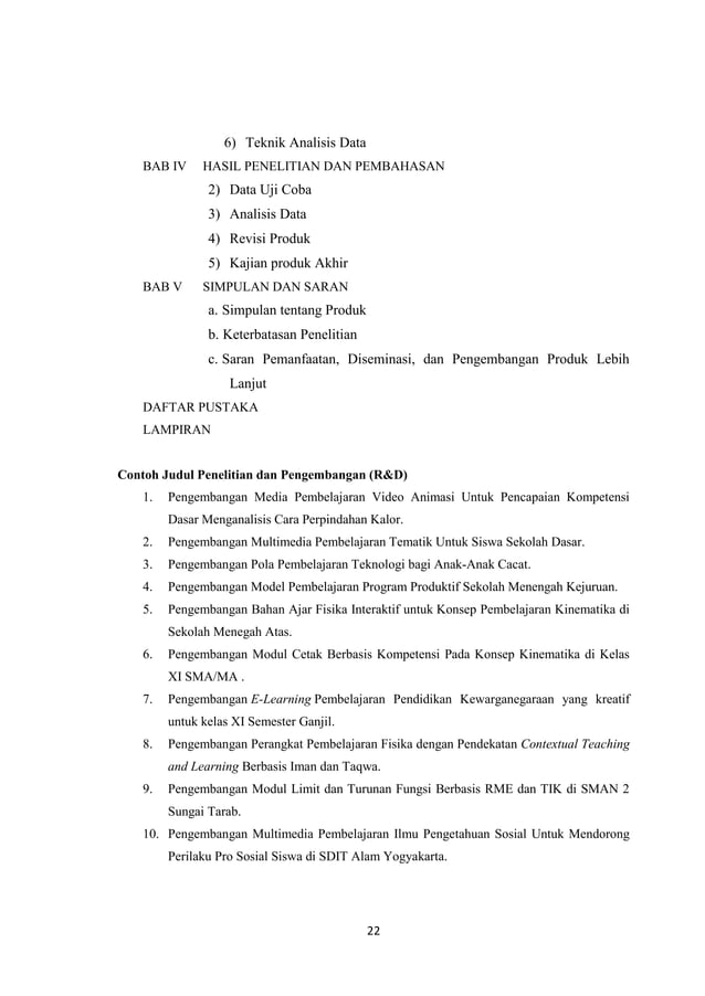 Makalah DDR (Design and Development Research) and R&D (Research and ...