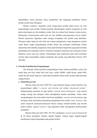 Makalah DDR (Design and Development Research) and R&D (Research and ...