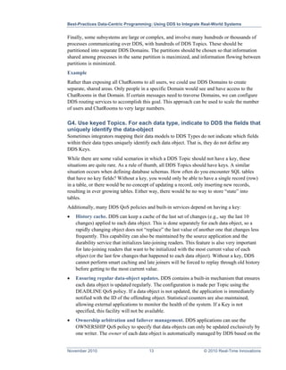 DDS Best Practices | PDF