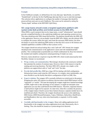 DDS Best Practices | PDF