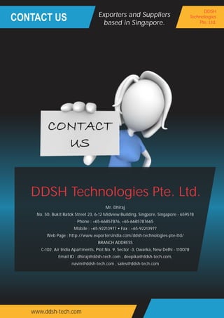 DDSH Technologies Pte. Ltd. Singapore | PDF | Business | Business and ...