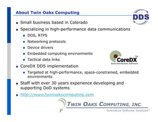 OMG DDS Interoperability Demo 2009 | PDF | Databases | Computer Software and Applications