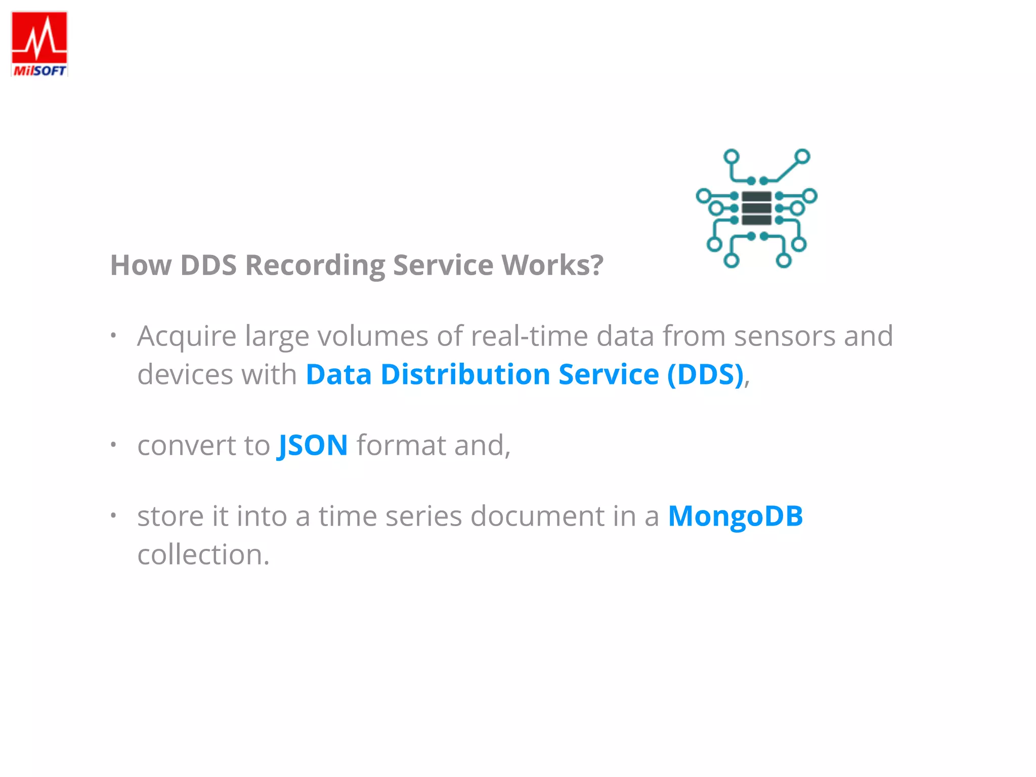 DDS-to-JSON and DDS Real-time Data Storage with MongoDB | PPT