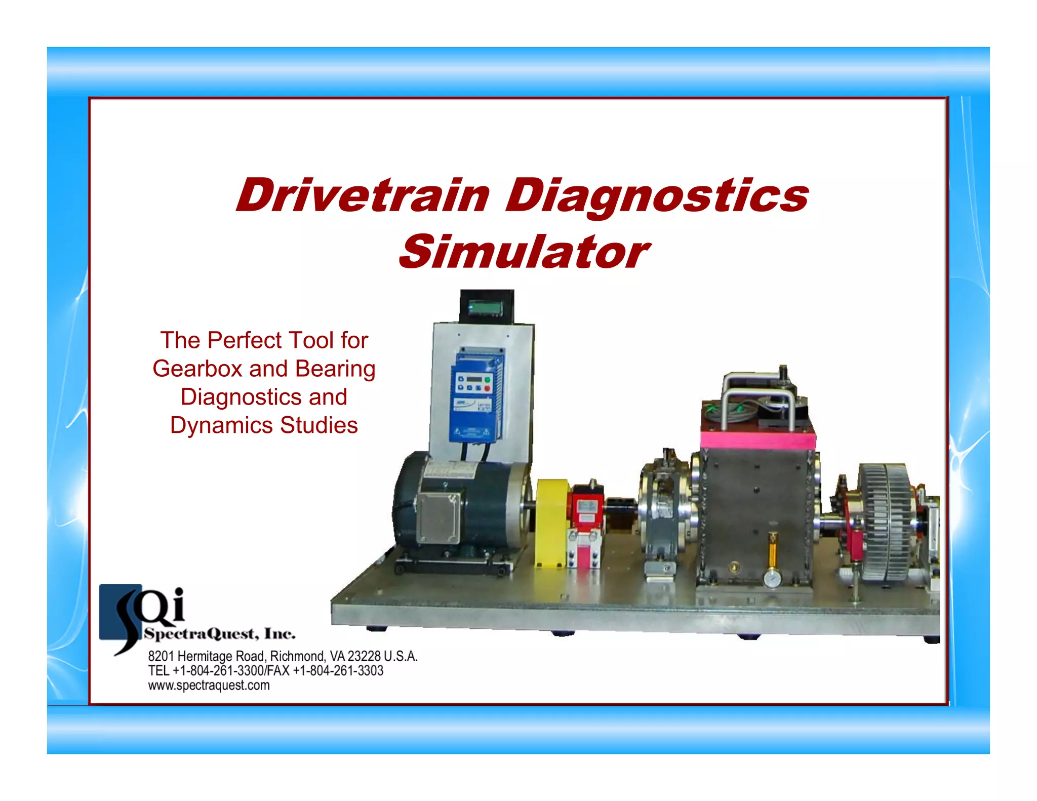 Drivetrain Diagnostics Simulator | PDF