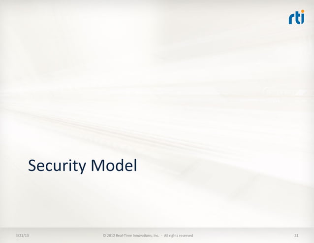 OMG DDS Security. 4th Revised Submission | PPT