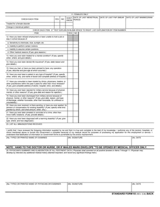 Dd standard form 93 (rev. 6 96) | PDF