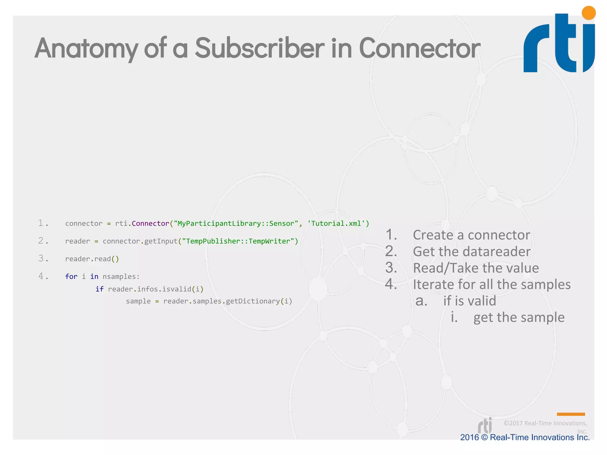 DDS tutorial with connector | PDF
