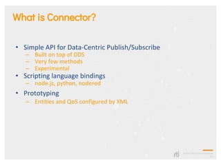 DDS tutorial with connector | PDF
