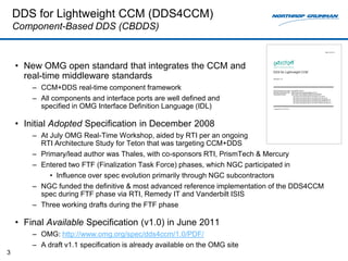 DDS vs DDS4CCM | PDF | Operating Systems | Computer Software and Applications