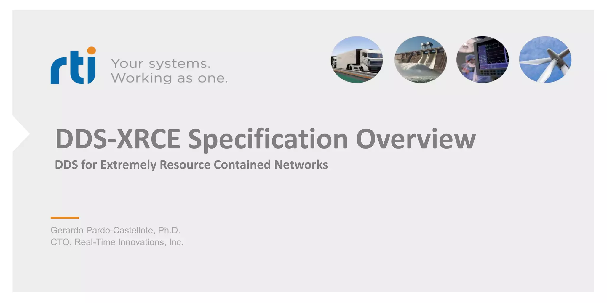 Overview of the DDS-XRCE specification | PPTX