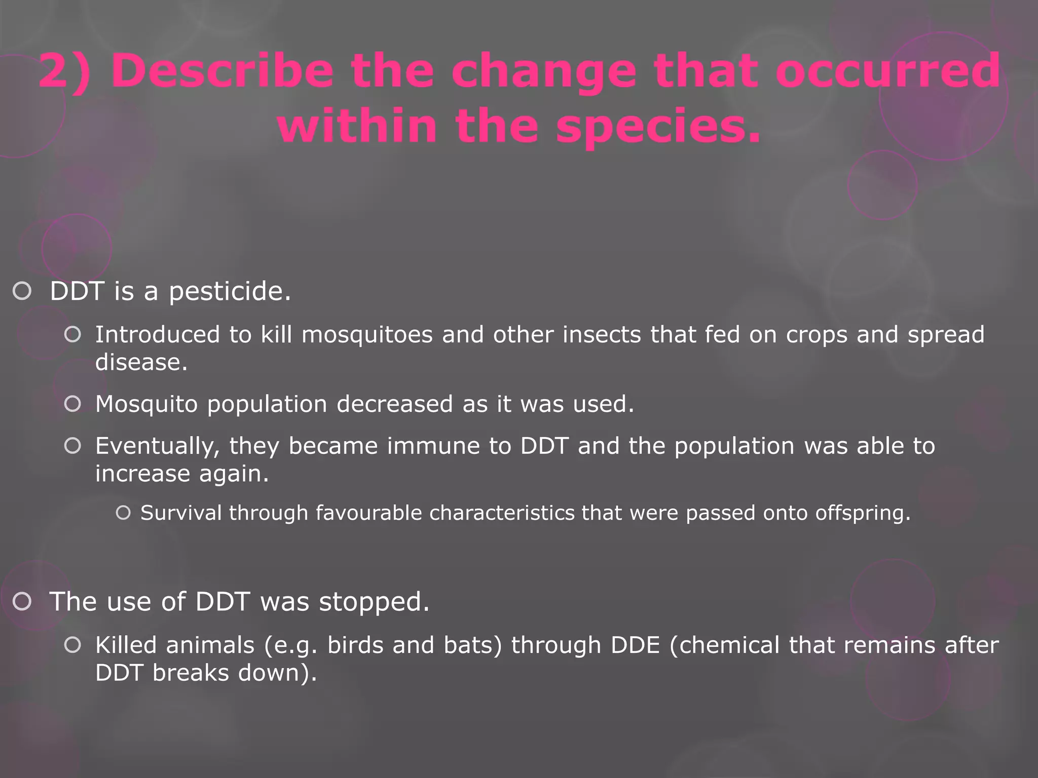 Ddt and mosquitoes | PPTX