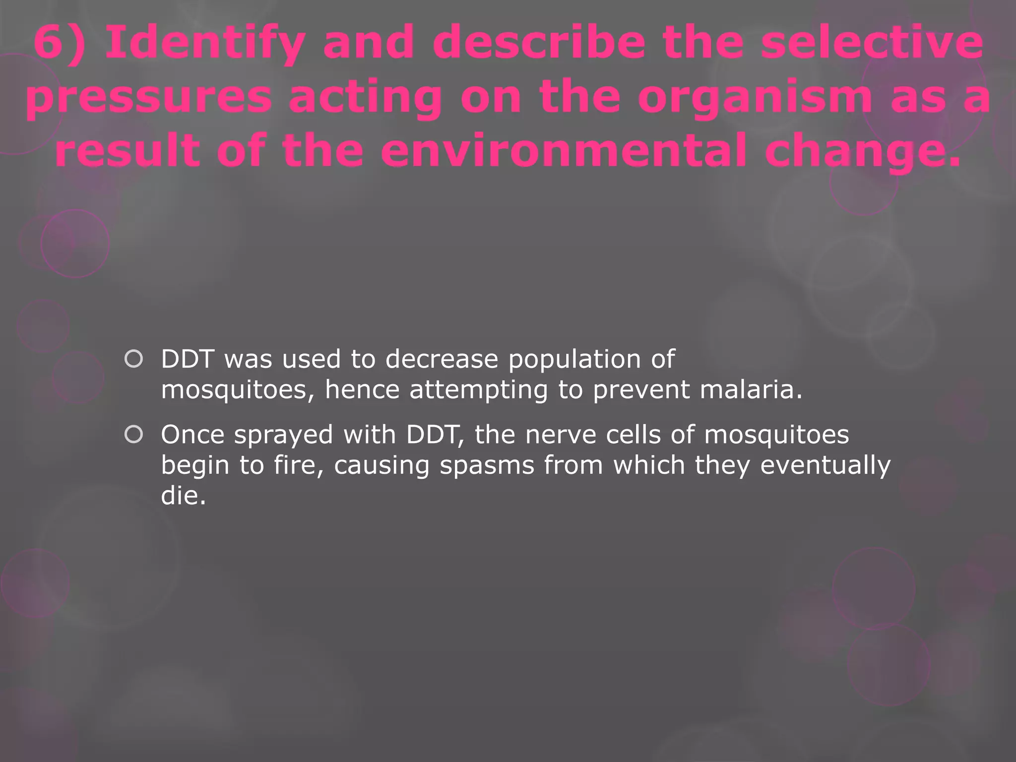 Ddt and mosquitoes | PPTX