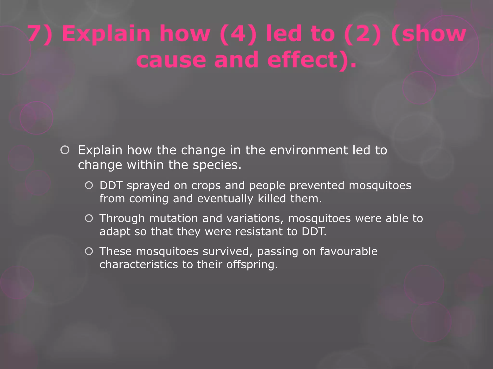 Ddt and mosquitoes | PPTX